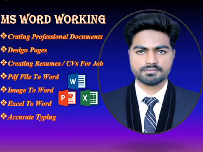 Create ms word professional documents for you by Muhammadhass665 | Fiverr