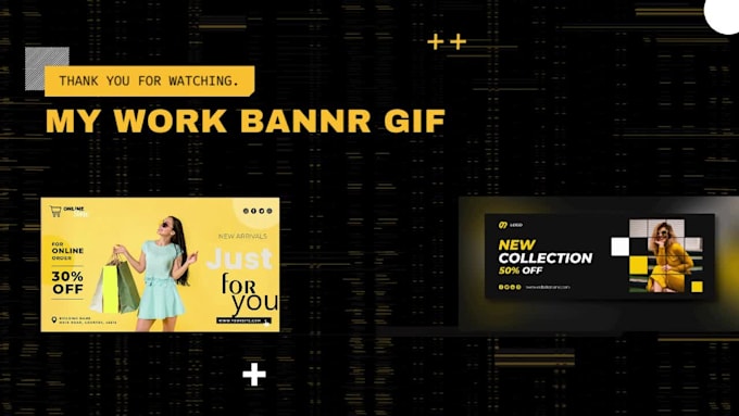 Create professional gif ads, animated gif banner and gif animation by ...