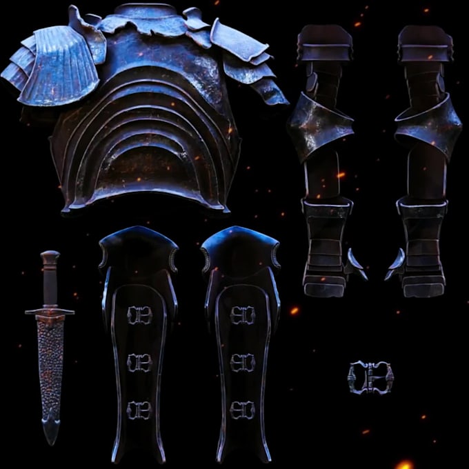 Create photorealistic cosplay armor model for 3d printing by Filip_s ...
