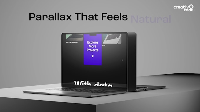 Create a modern parallax website with scrolling effects by Creativo_code | Fiverr