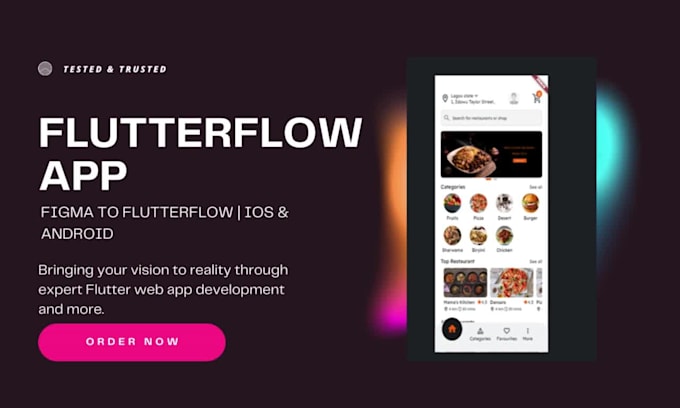 Convert figma to flutter flow with firebase supabase buildship flutterflow app by Akins_goks ...