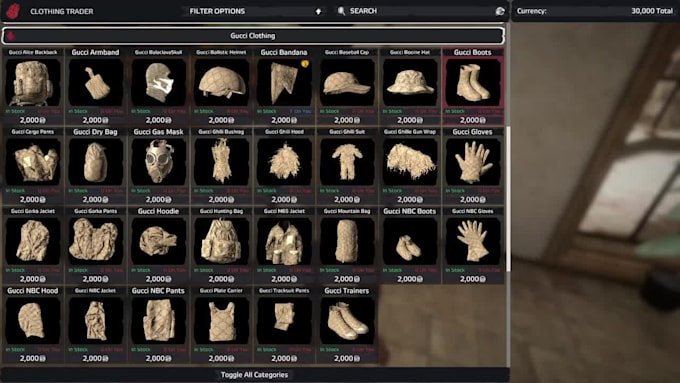 Send you a 30 item gucci set for your dayz server by Rustful109 | Fiverr