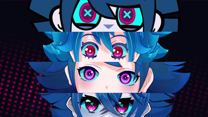 Draw a vtuber model for you by Rebecca_doodles | Fiverr