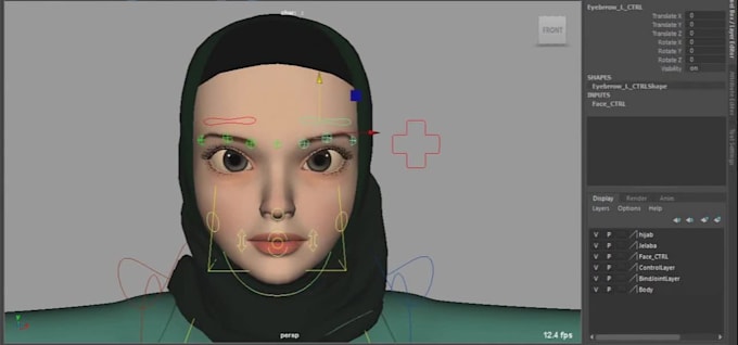 Model,animate,rig animaze avatar,3d face expressions,lips sync,rig animaze model by Roosco | Fiverr