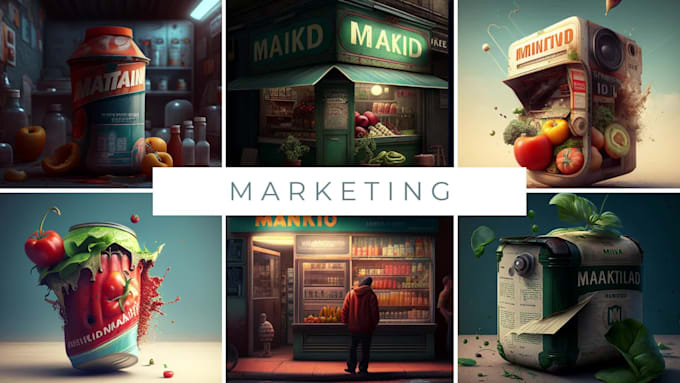 Create high quality marketing visuals art using midjourney by Meidep ...