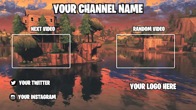 Make you a fortnite intro outro and banner by Specialdesignfx | Fiverr
