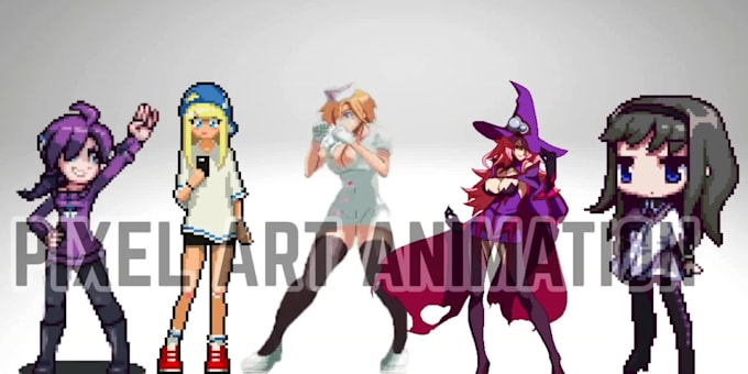 Hoja De Sprites De Animación De Pixel Art De Personajes Nsfw Creador De Juegos De Rol De