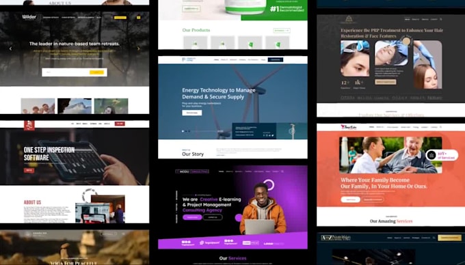 Build responsive business wordpress website design and development by Katelockwood616 | Fiverr