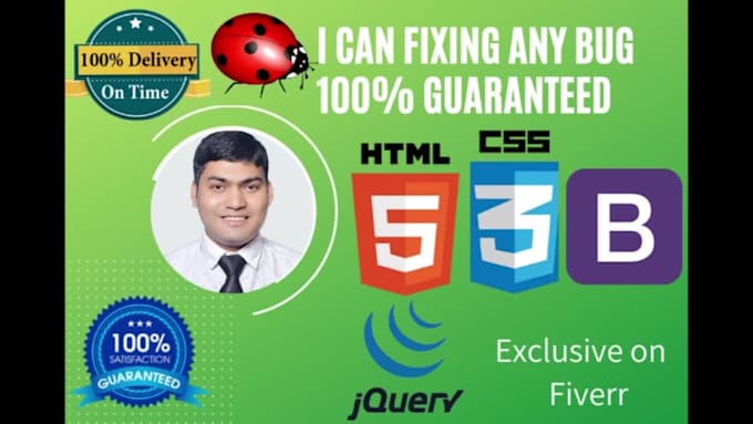 Do html css and responsive bugs fixing by Rakibul_nabin | Fiverr Do html css and responsive bugs fixing by Rakibul_nabin | Fiverr