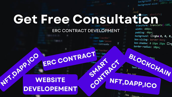Create any erc contract tokens erc 720 erc 20 erc 404 with dapp ico by Asad_devv1 | Fiverr