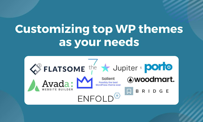 Customize Avada Flatsome Enfold Woodmart Theme By Wpdevxpert Fiverr