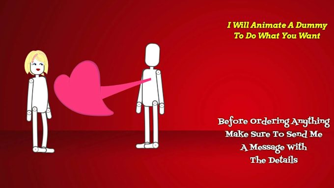 Animate a 2d dummy cartoon for you by Bekmoba | Fiverr