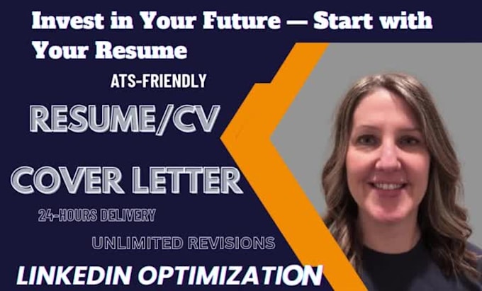 Craft a professional resume cv writing cover letter by Danielle_ines | Fiverr