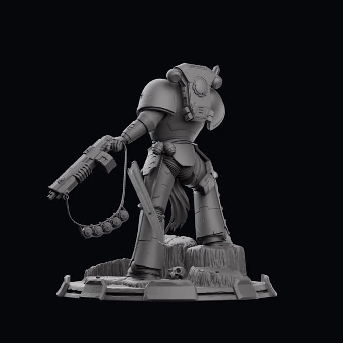 Create cut and key model,miniature,action figure,dnd fantasy miniature ...