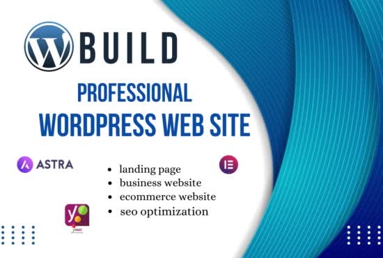Build professional wordpress design and development by Saranga34 | Fiverr
