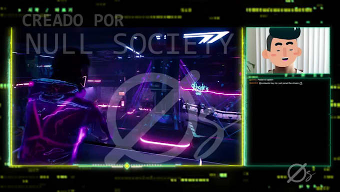 Customize colors and text in this animated cyberpunk overlay by Rasmusq ...