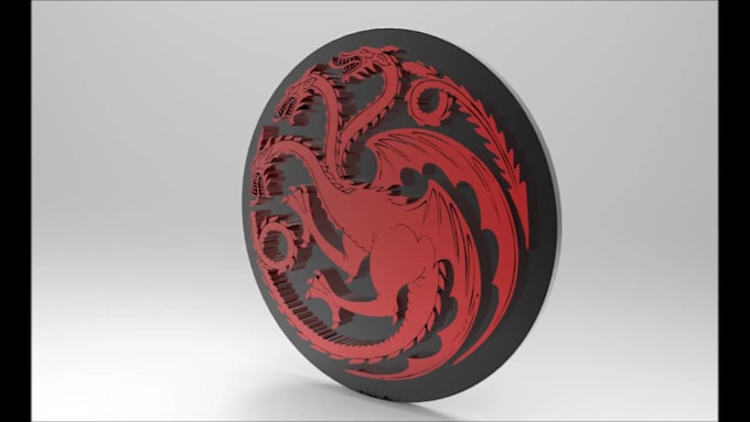 Transforme seu logo 2d em um modelo 3d renderizado em hd