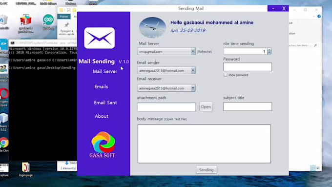 Give you a stunning email sending application with java by Gasb_moh ...