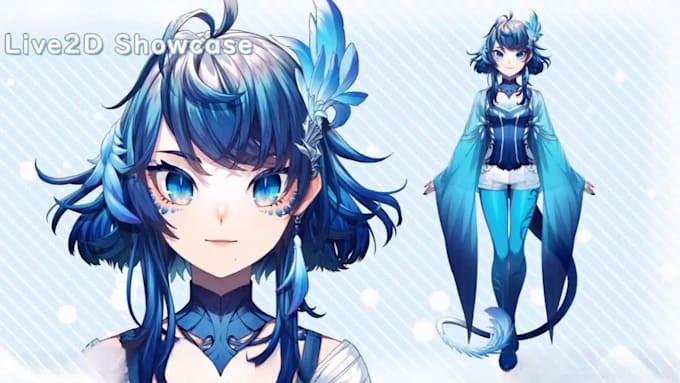 Draw and rig 2d vtuber model, 2d vtuber rigging, live2d avatar ...