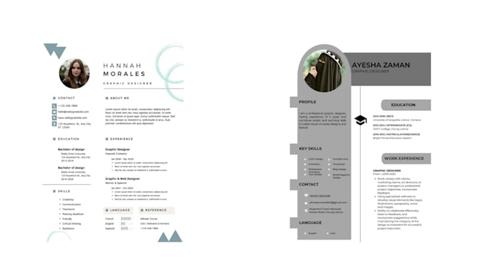 Create professional cv or cv maker within 2 hours by Umerzaman234 | Fiverr