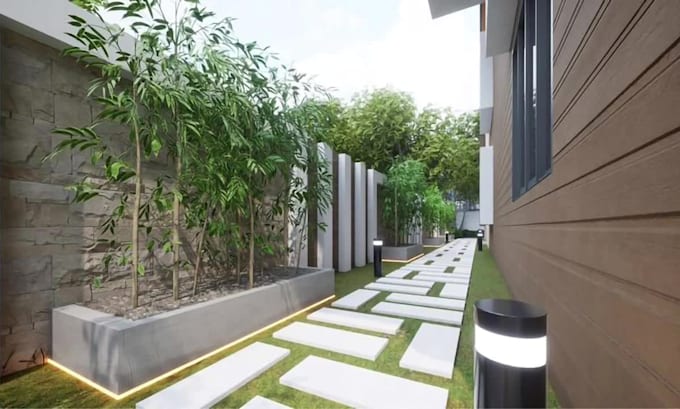 Design a beautiful and functional yard or garden for you by Mduc ...