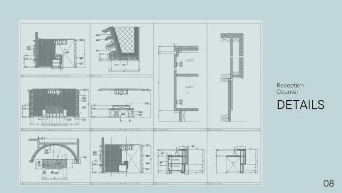 Do complete architectural autocad working drawing packages by ...