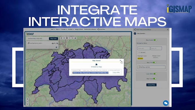 Integrate interactive maps in your website by Igis_map | Fiverr