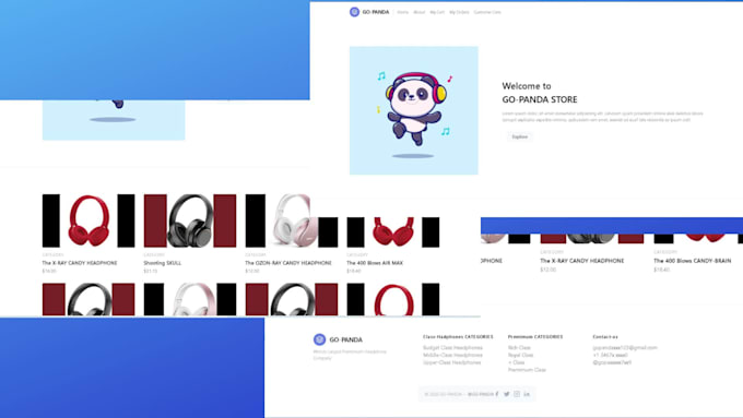 Create website front end, landing page, portfolio, ecommerce by ...