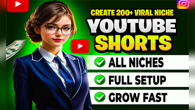 Create youtube shorts channel with 120 short videos by Bilal6769 | Fiverr