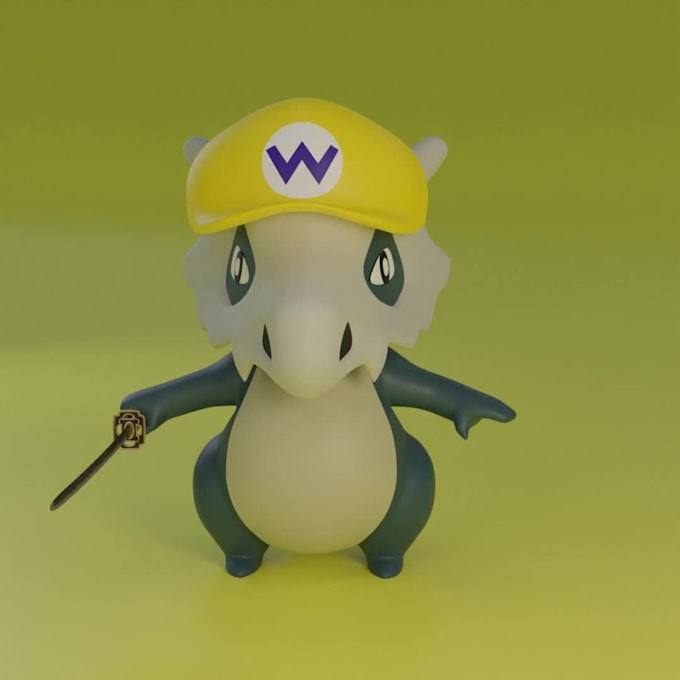 Create you a 3d original nft collection pokemon monkey punks by ...