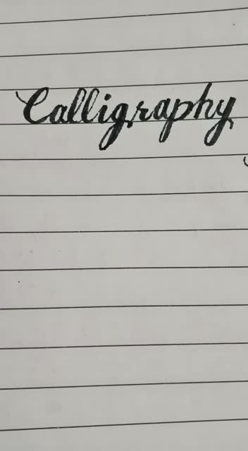 Do the hand written letter assignment calligraphy and notes by ...