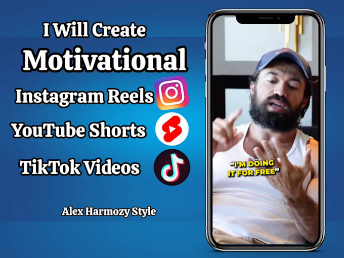 Create motivational instagram reels with captions by Saadat_hassan07 | Fiverr