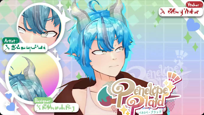 Rig your live2d model by Penelope_plaid | Fiverr