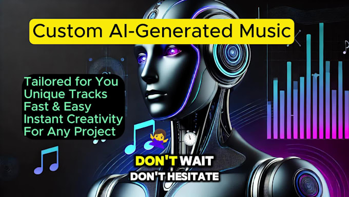 Create custom ai generated music tracks by Josegaeteloc | Fiverr