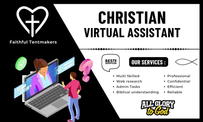 Be your christian virtual assistant for church and ministry by ...