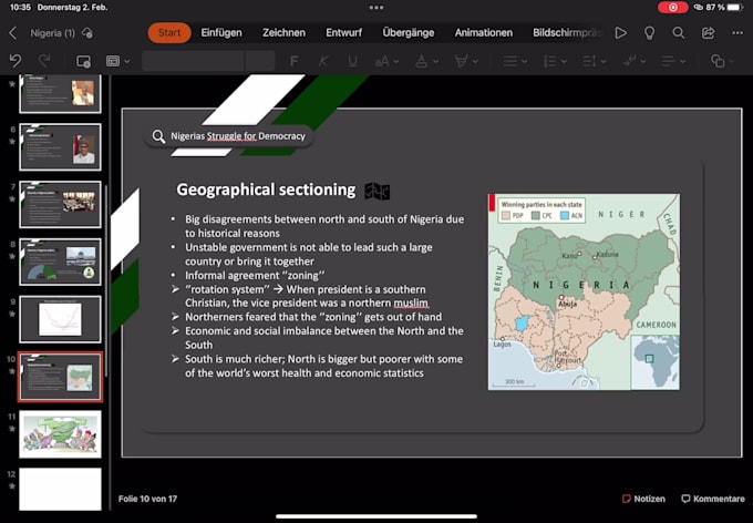 Create a full powerpoint presentation for you on school level by ...