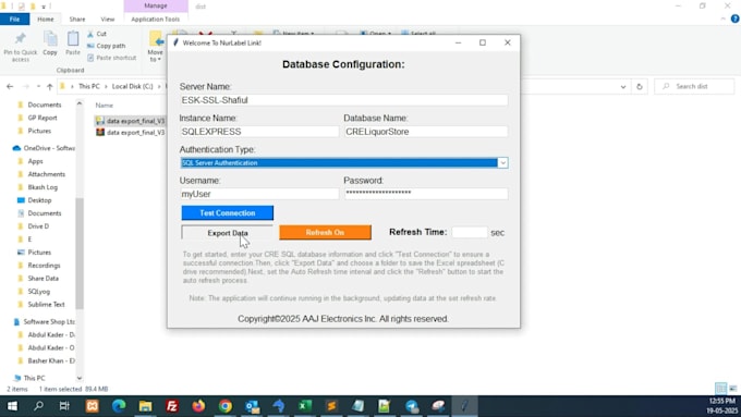 Automate excel csv export app using sql and python by Shafiultutul | Fiverr