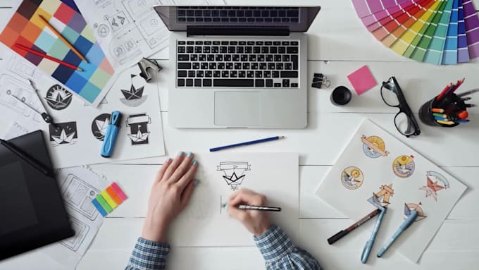 Design and create your brand logo, complete with brand identity by ...