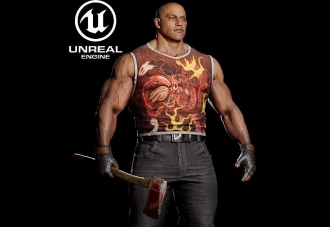 3d realistic game character metahuman character modeling fortnite character ue5 by Pelumpet | Fiverr