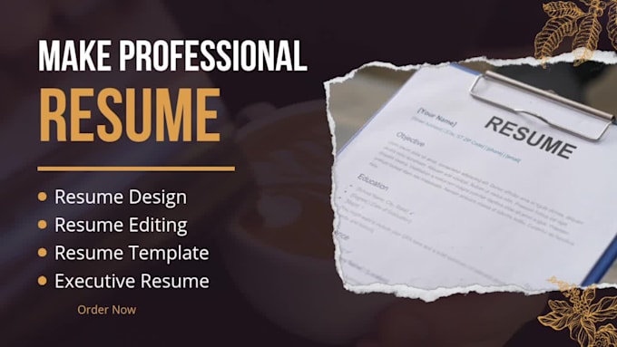 Professional resume design and writing, template, editing by ...