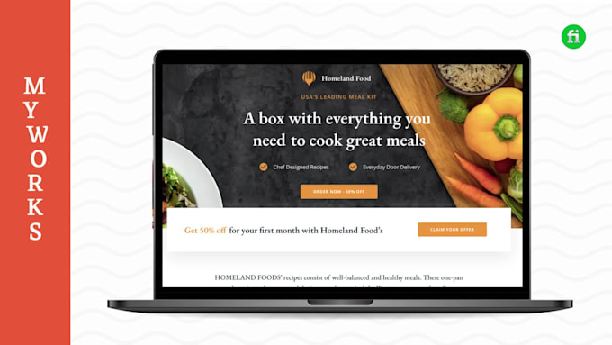Do design your front end and website with landing pages,html,css,js by ...