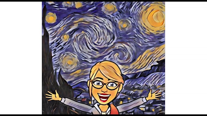 Paint your bitmoji in famous painting background by Gorkemavcu | Fiverr