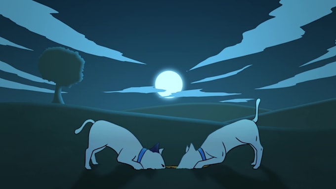 Do a full scene of 2d animation for you by Farhannursahal | Fiverr
