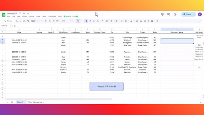 Automatic data check for existing positions, sending, comparison, google sheets by Anatolii ...