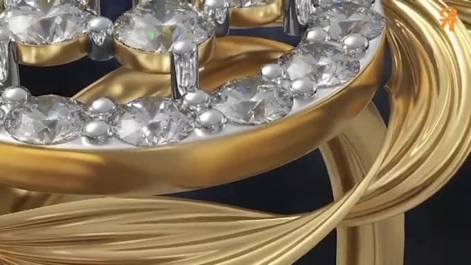 Render 3d cgi jewelry animation, 3d cad design, 3d rendering by ...