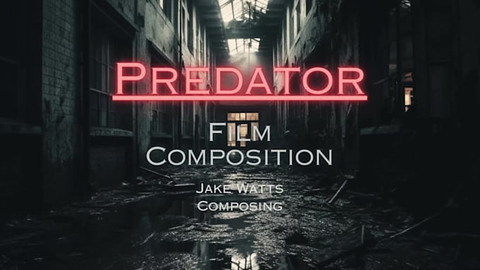 Compose a whole score for your horror action emotional game by ...