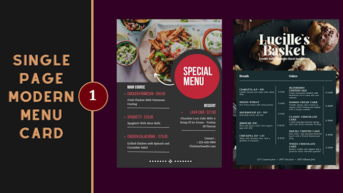 Design a cool restaurant food menu design in 24 hours by Syregraphics ...