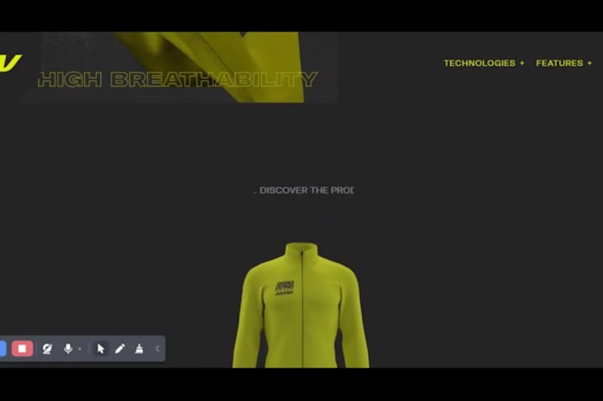 Responsive 3d animated website webflow spline 3d configurator, webflow animation by ...
