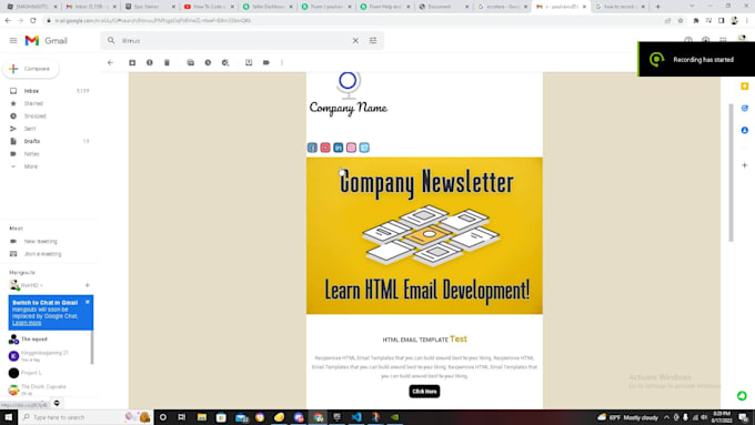 Design responsive email templates by Paulsams05 | Fiverr
