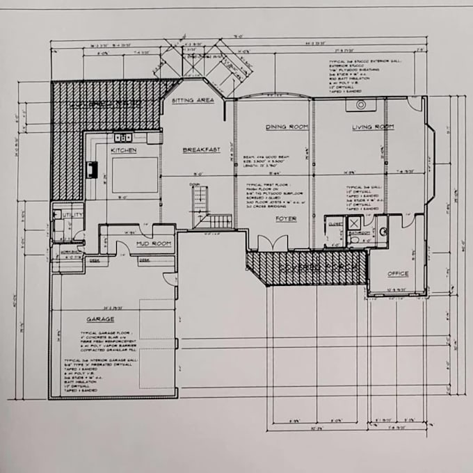 Create floorplans, site plans, elevation drawings by Stevendimian | Fiverr